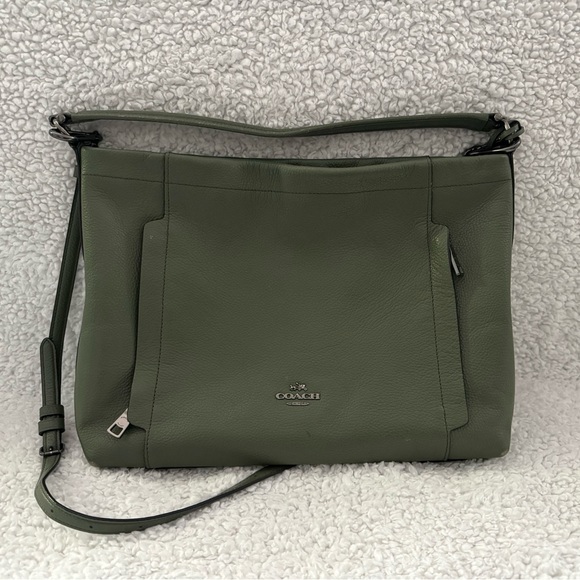 Coach | Bags | Coach Hallie Crossbodyshoulder Bag In Green | Poshmark